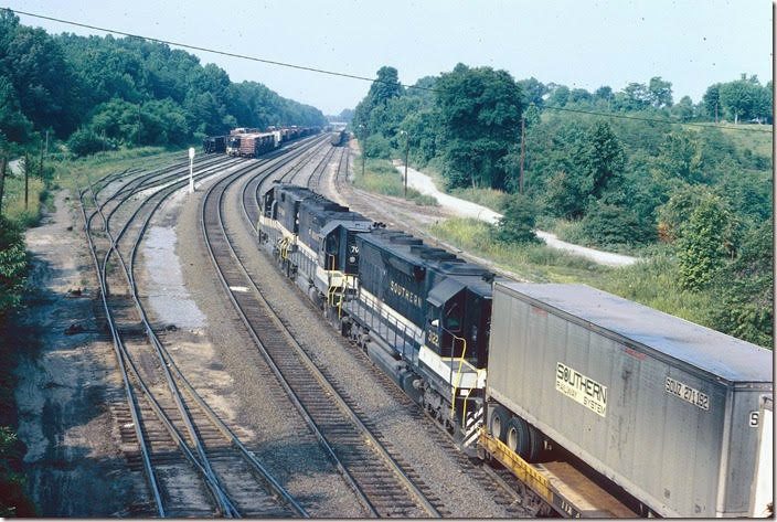 CSXTHS - Rail Fanning - Southern Railway - around Lynchburg and Monroe, Va.